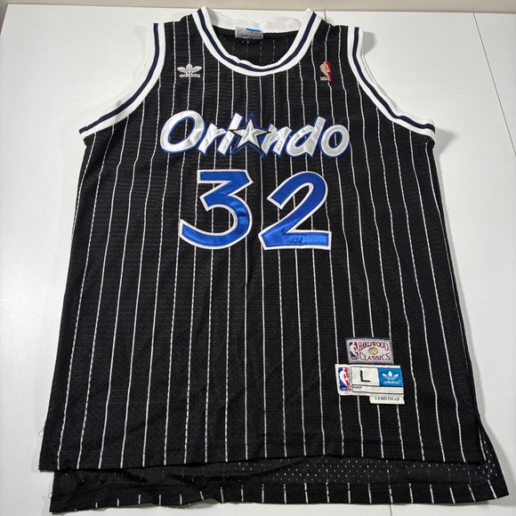 adidas | Shirts | Vintage Adidas Shaquille Oneal Orlando Magic Jersey L ...